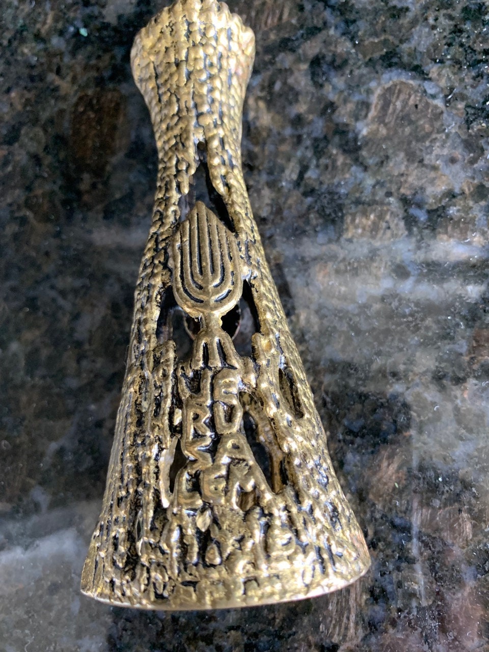 Wainberg israel Brass Shabbat Candle Holder. Brutalist Mid-cen Modern ...