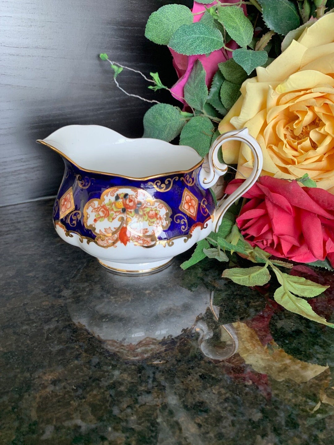 Vintage Royal Albert Gravy Boat, Milk Jug, Sauce Jug Heirloom Imari ...