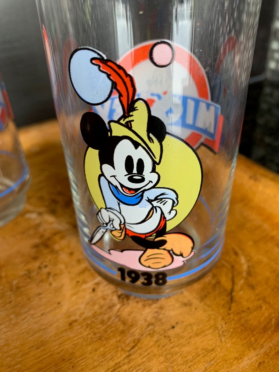 Vintage Walt Disney Drinking Glasses, Mickey Mouse Glasses, 60th ...