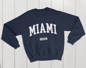 Miami Florida Sweatshirt - Etsy
