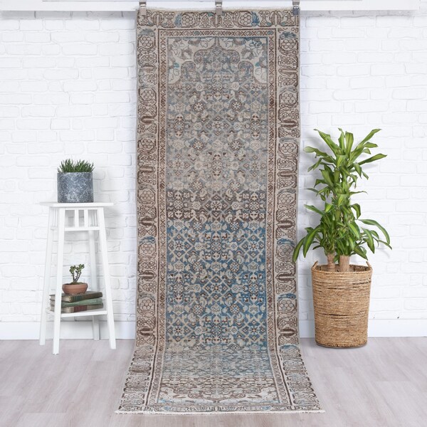 Blue Turkish Runner - Etsy