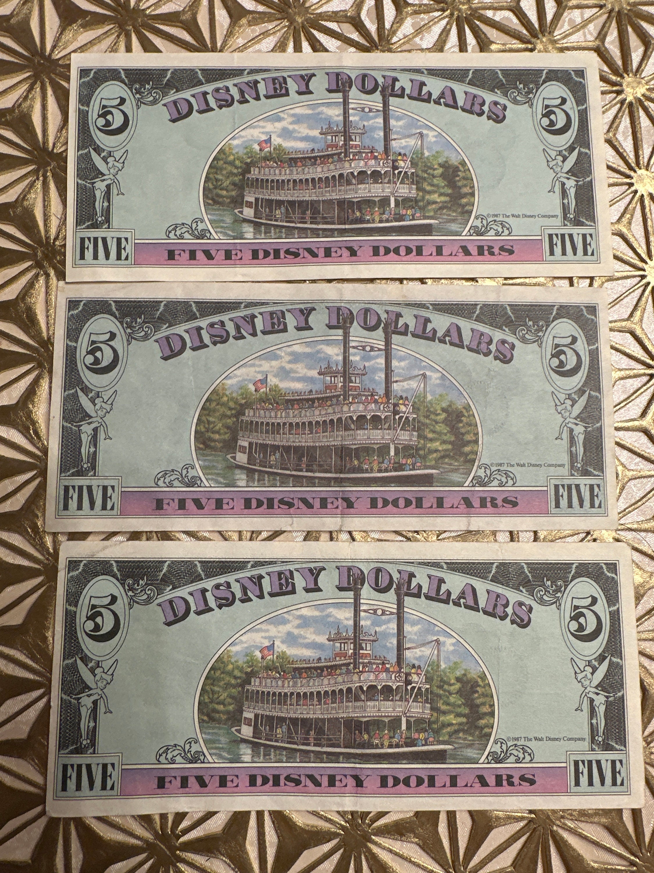 Disney Dollars 5 Five Goofy 1987 - Etsy