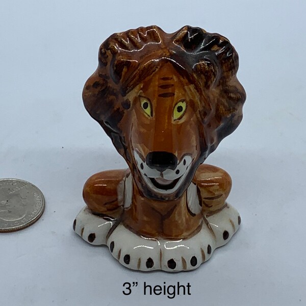 Ceramic Lion - Etsy