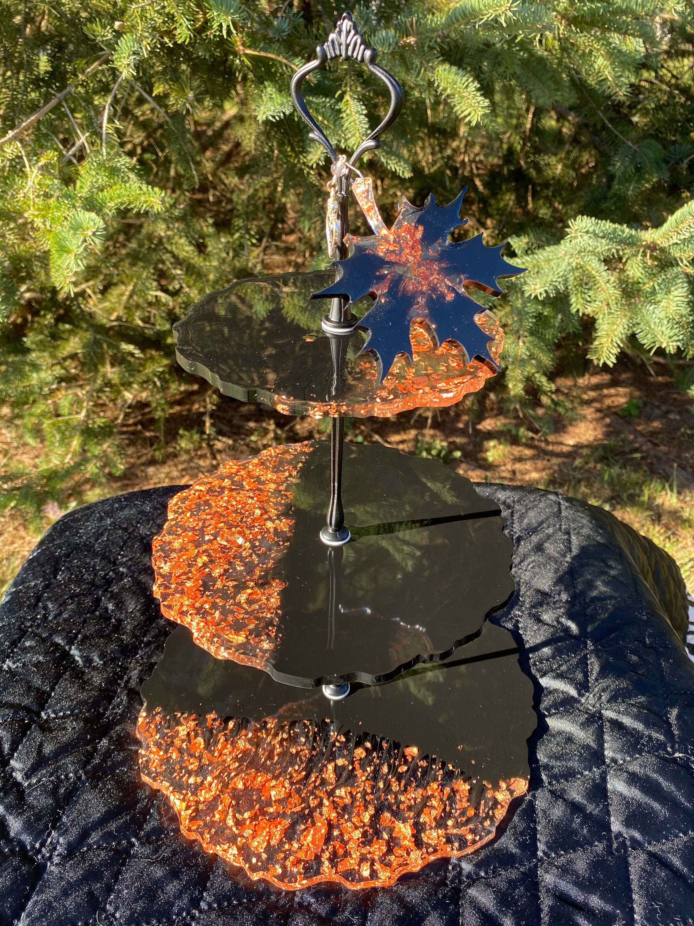 3 Tier “mystical” Resin Tray - Etsy