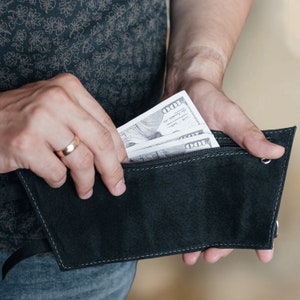 Personalized Leather Arm Wallet Cuff - Unique Father's Day Gift ...