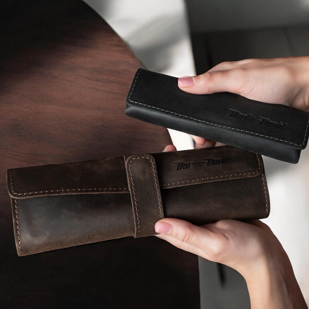 Custom Leather Medicine Wallet, Personalized Pill Holder, Travel Pill ...