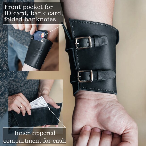 Wrist Cuff Wallet - Etsy