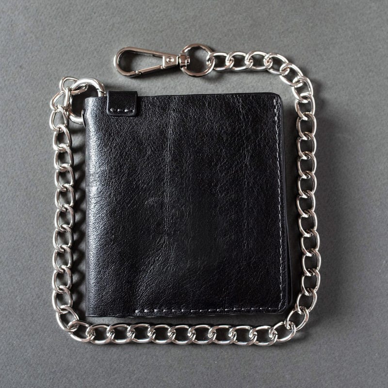 Biker Chain Wallet Man - Etsy UK