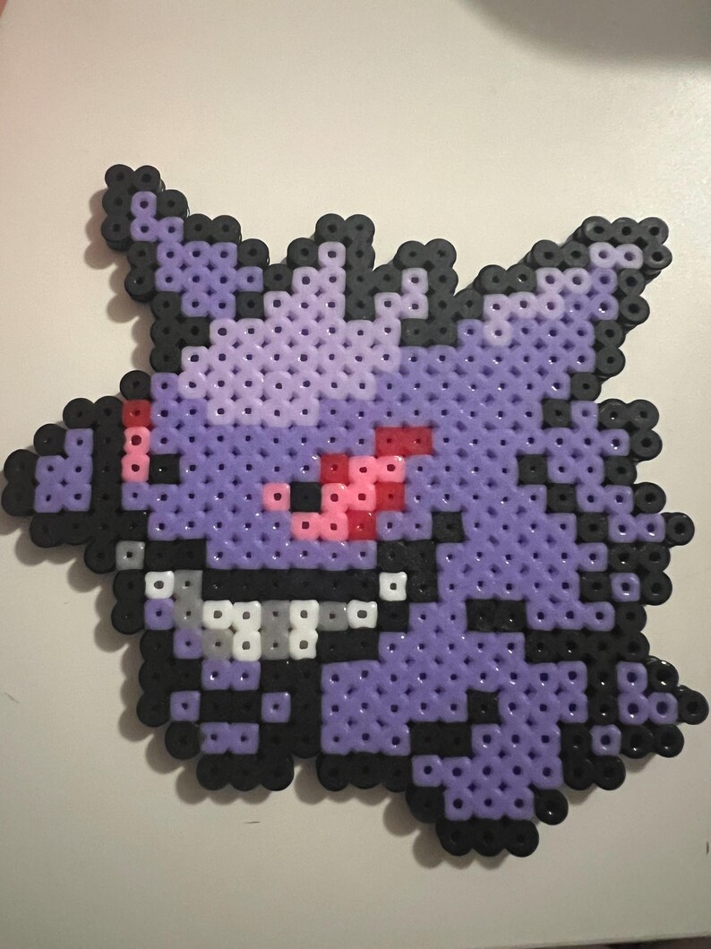 Gengar Perler Bead - Etsy