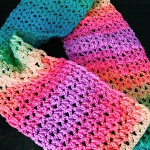 V-stitch Scarf Crochet Pattern - Etsy