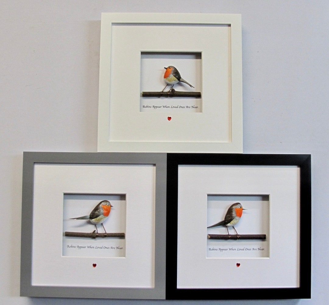 Robins Appear, Loved Ones Are Near . Sentimental Gift.thinking of You ...