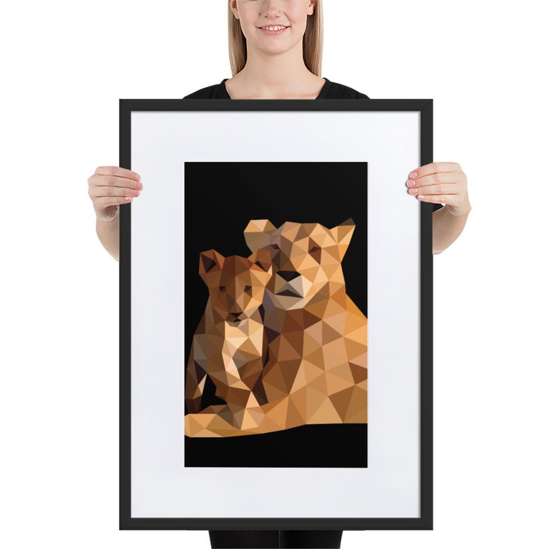 Matte Paper Framed Poster With Mat | Etsy