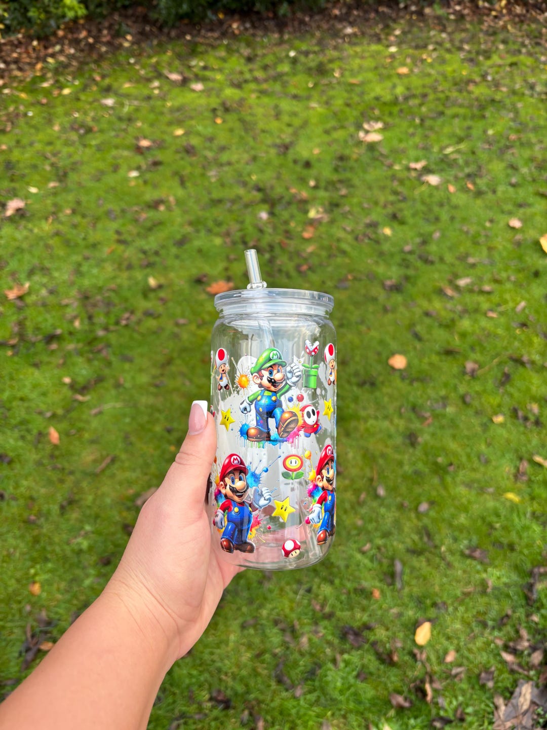 Super Mario Bros. 16oz Plastic Cup | Gamer Gift - Etsy UK