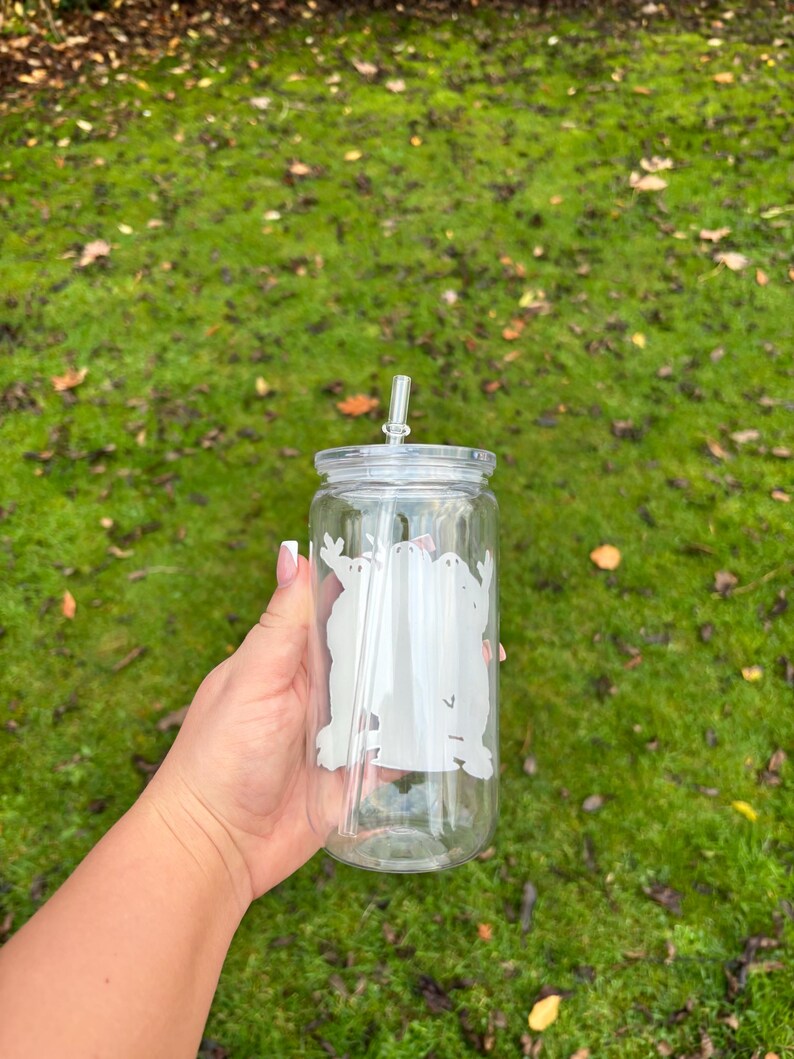 Teenage Mutant Ninja Turtles Inspired Glass Can | TMNT Cartoon Cup With ...