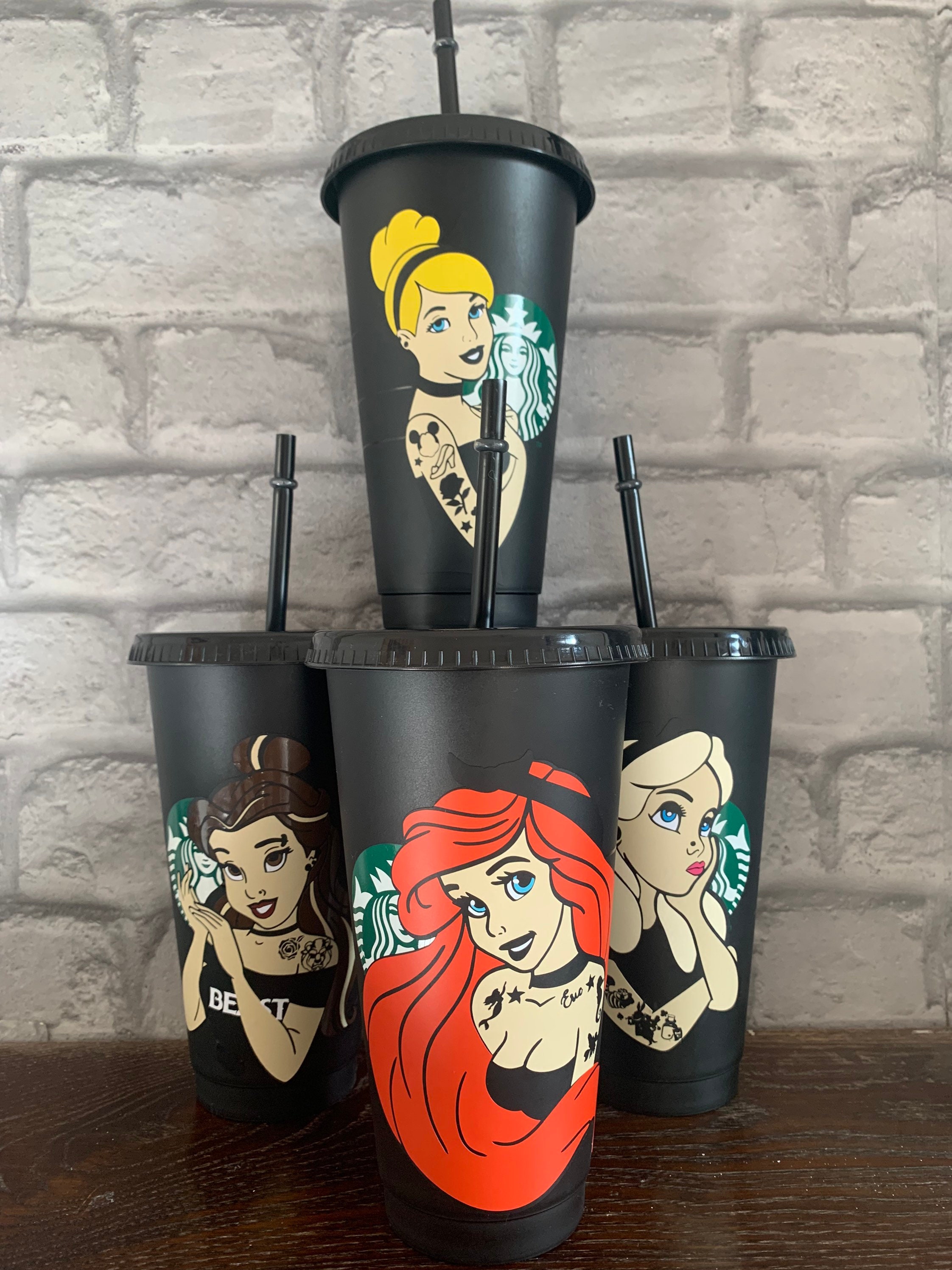 Home & Living Bart Simpson themed 24oz Starbucks cup Drink & Barware ...