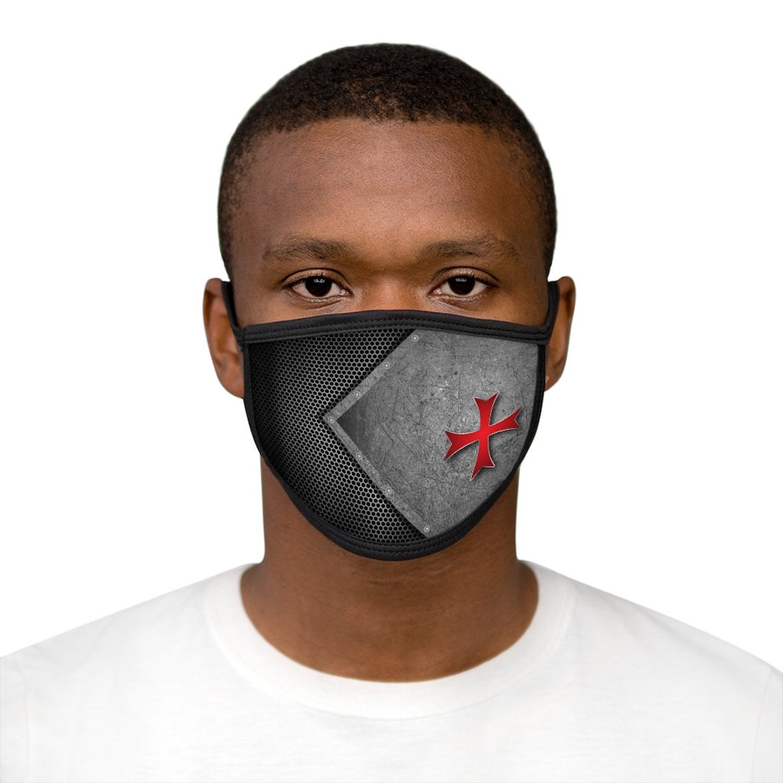 Knight Face Mask Crusader Face Mask Templar Face Mask | Etsy