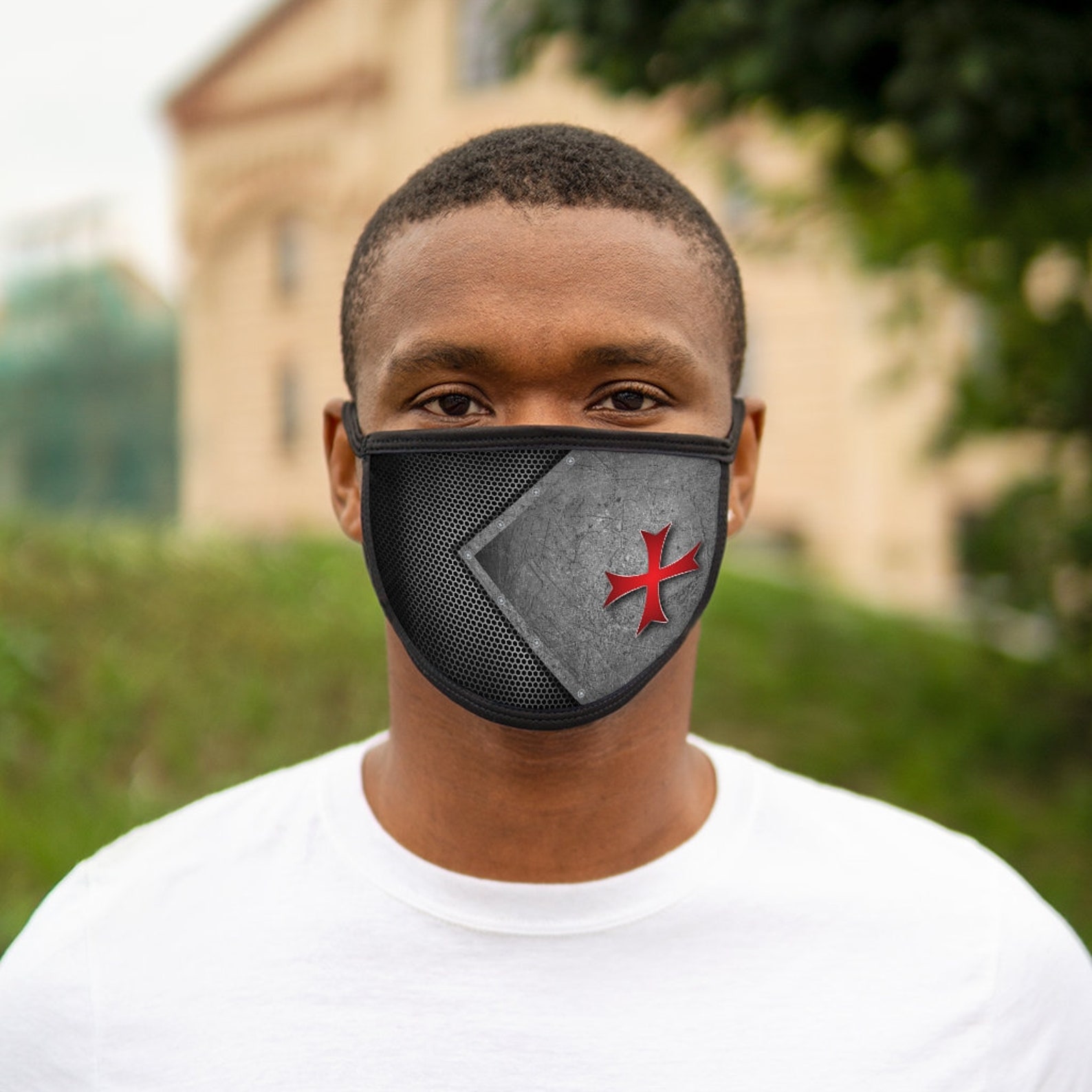 Knight Face Mask Crusader Face Mask Templar Face Mask | Etsy