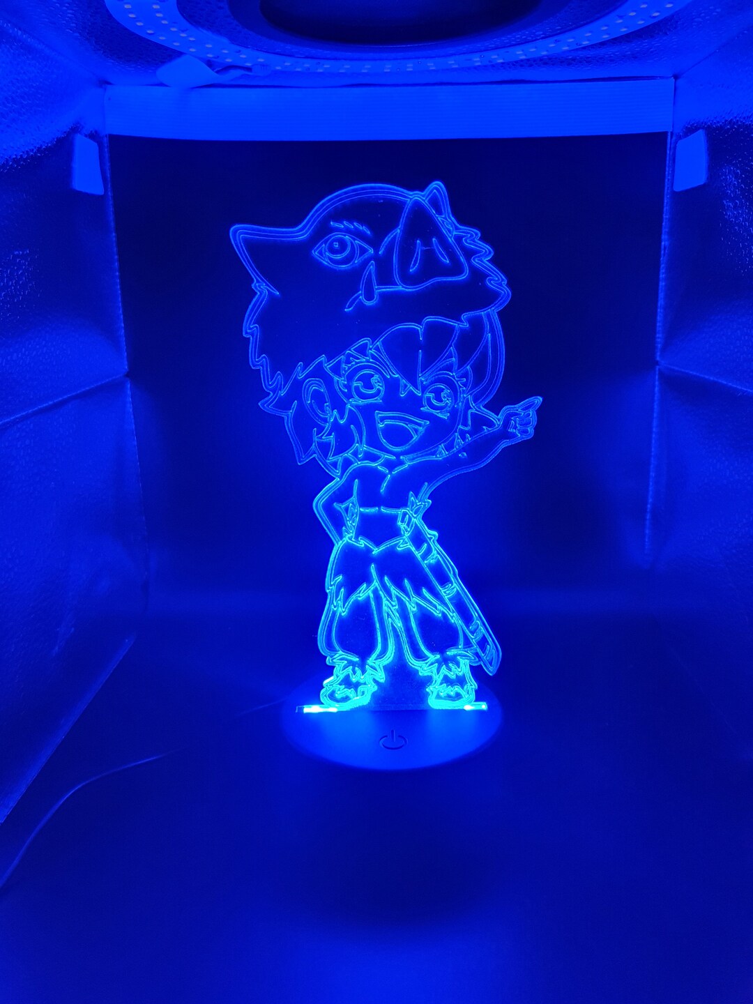 Demon Slayer Inosuke Hashibra LED Light - Etsy UK
