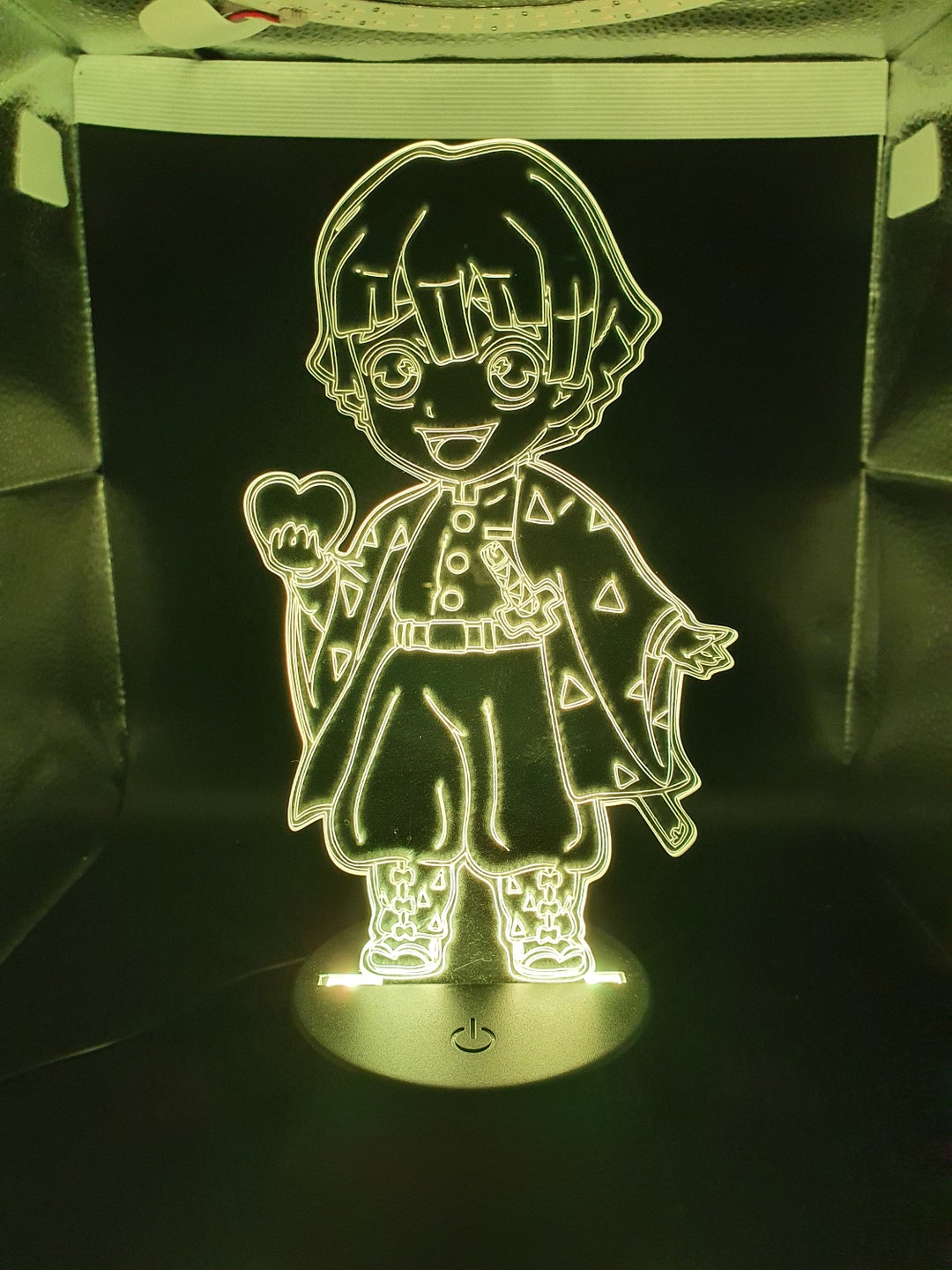 Demon Slayer Zenitsu Agatsuma LED Light - Etsy