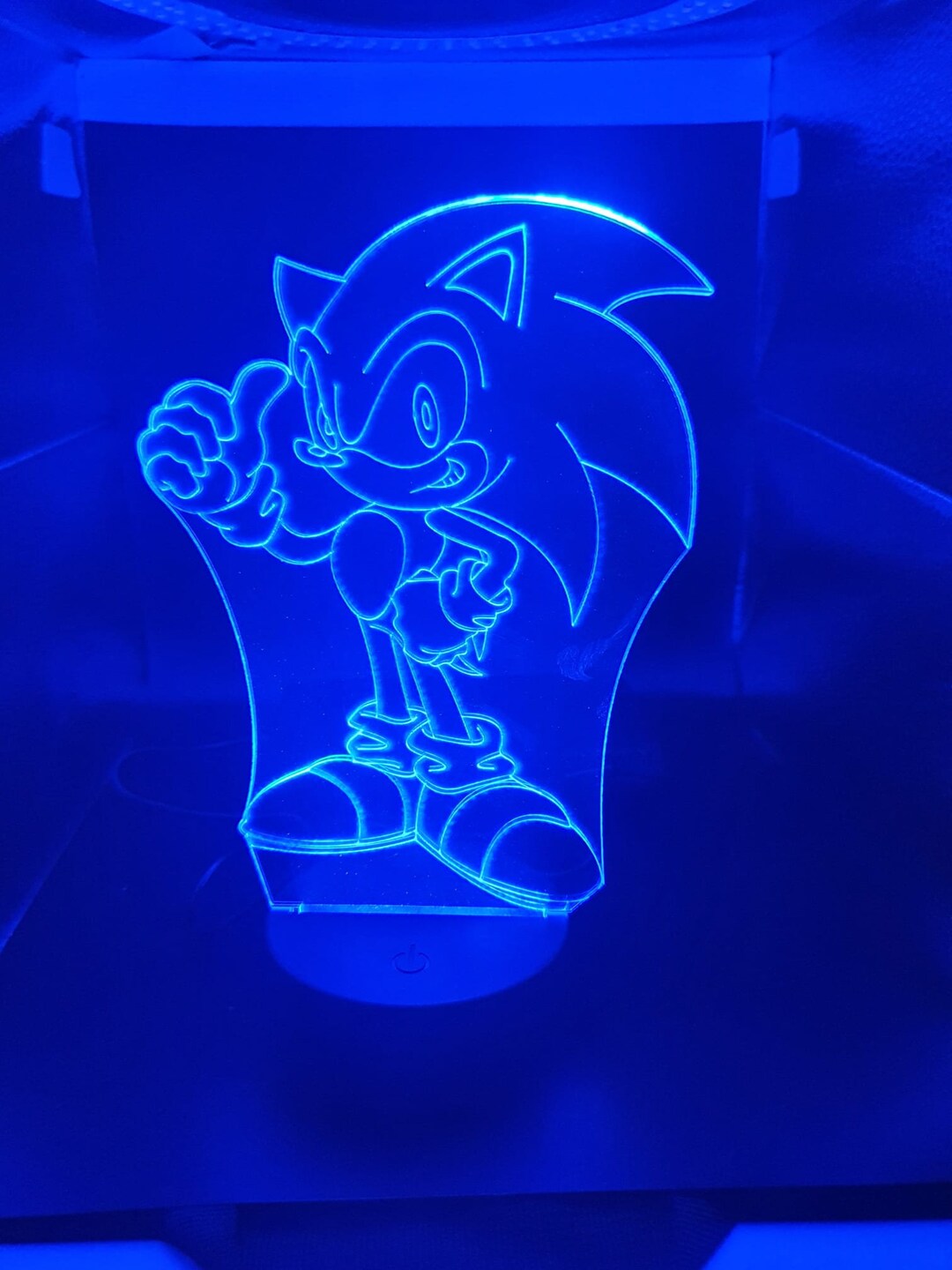Sonic the Hedgehog LED Light - Etsy