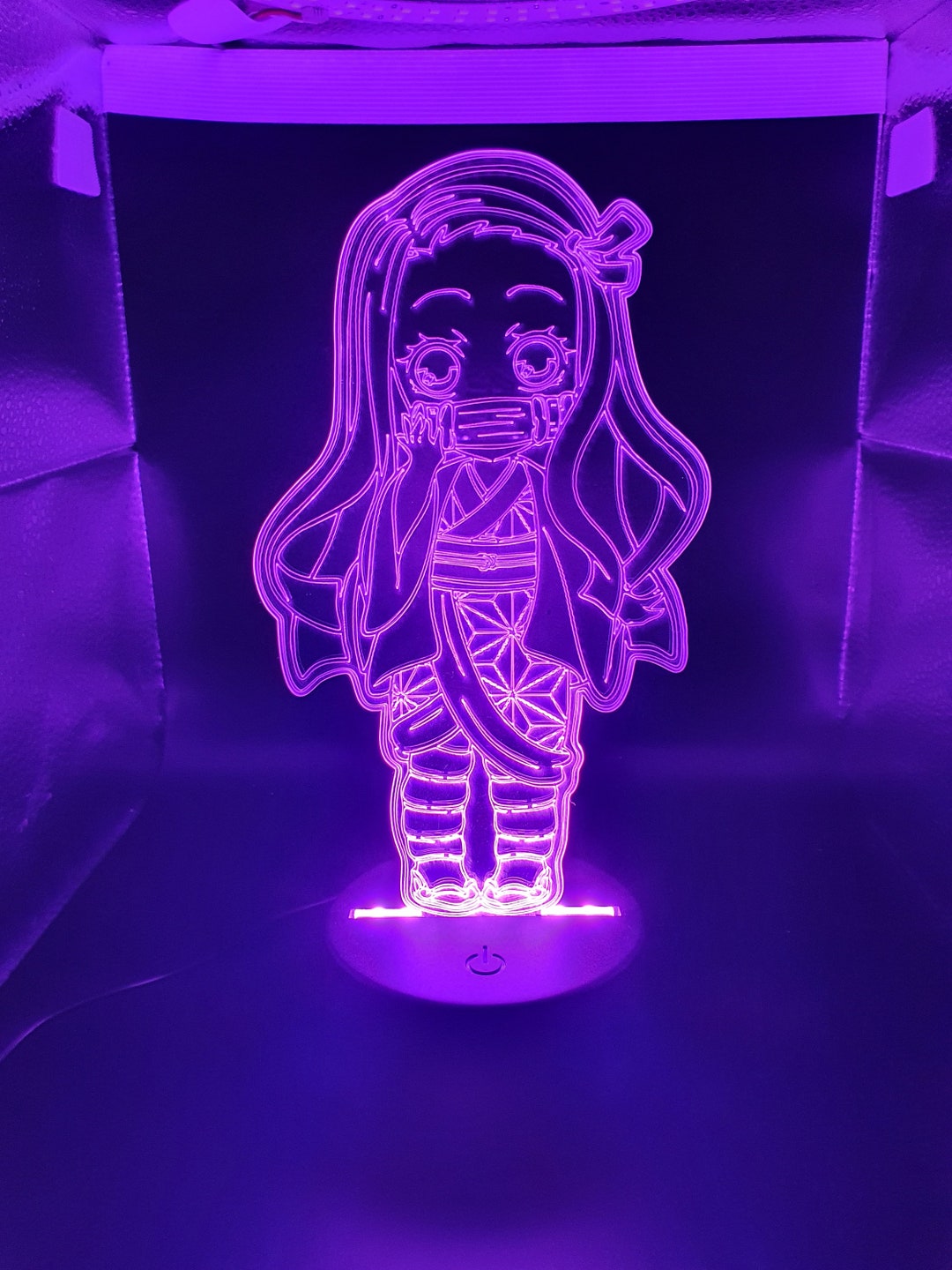 Demon Slayer Nezuko Kamado LED Light - Etsy UK