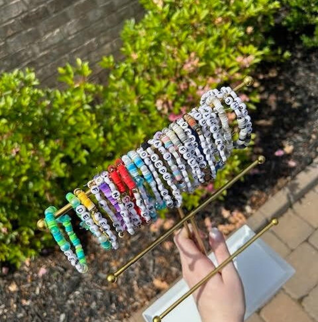 Taylor Swift Inspired Clay Bead Bracelets - Etsy