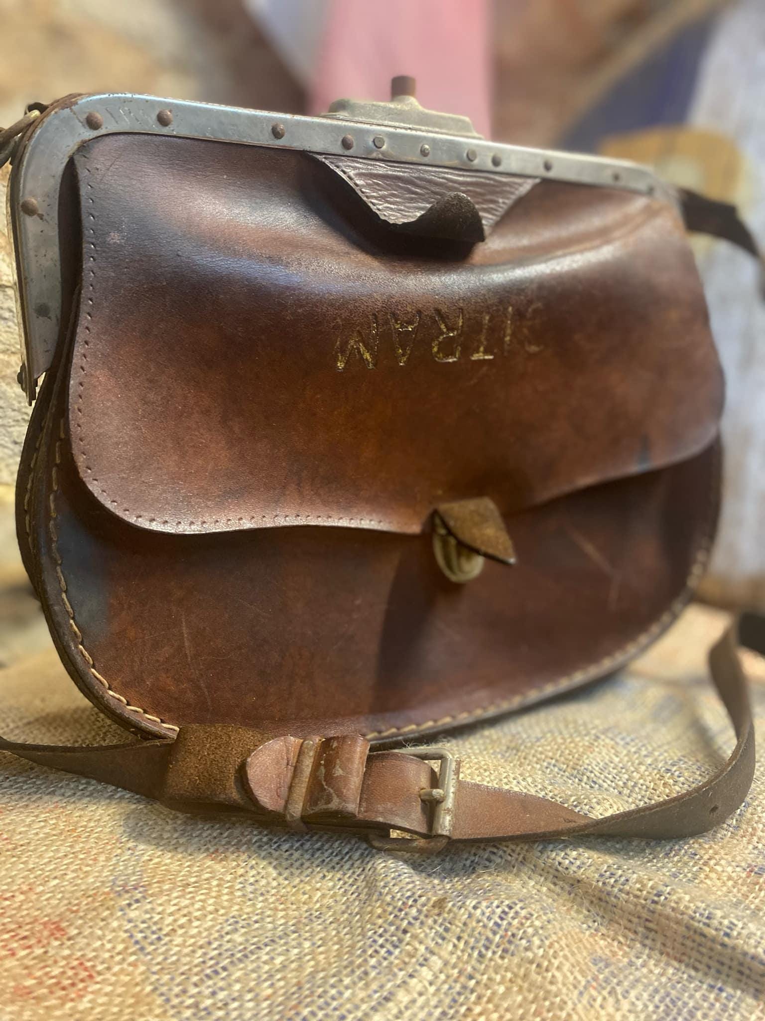 Antique Vintage Leather French Tram Conductors Money Purse Bag - Etsy