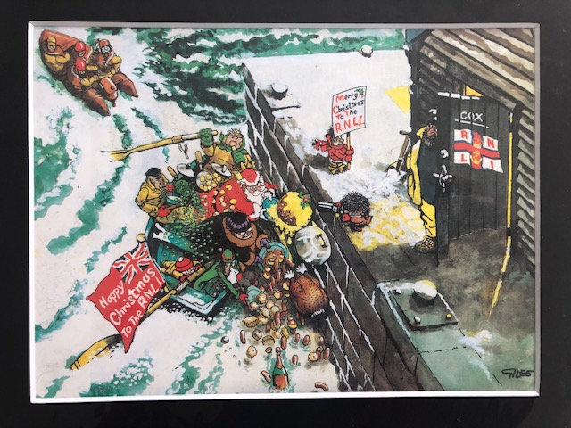 Humor vintage original 1990 Giles RNLI cartoon montado / - Etsy España