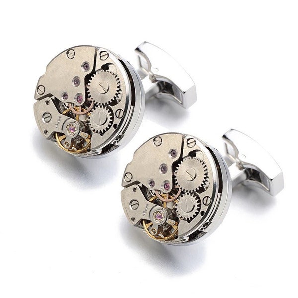 Clock Cufflinks - Etsy