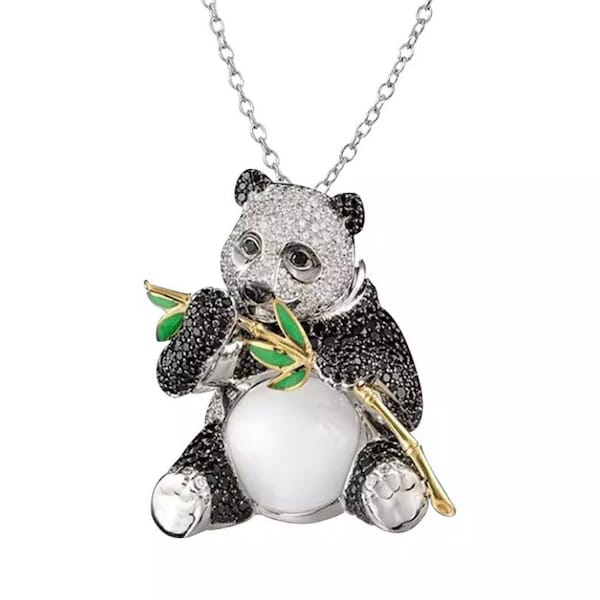 Panda Necklace - Etsy