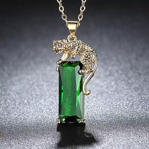 Emerald Panther Ring - Etsy