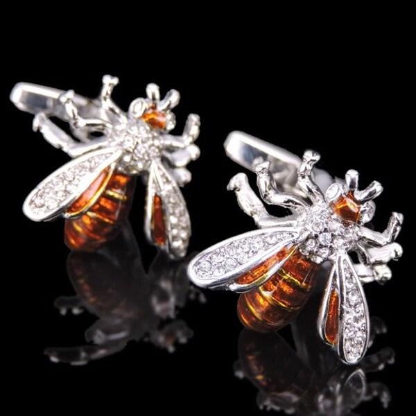 Bee Cufflinks - Etsy
