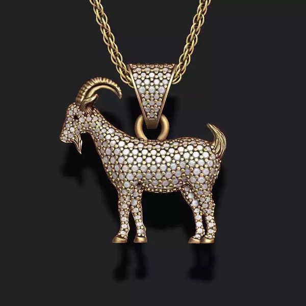 Goat Necklace - Etsy