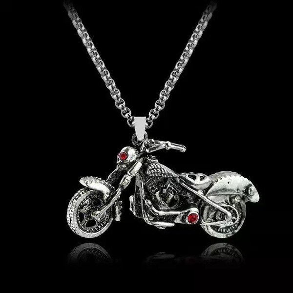 Motorcycle Pendant - Etsy