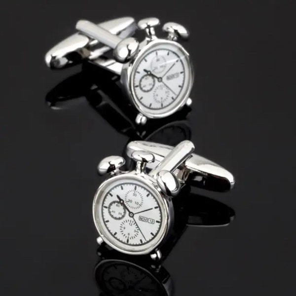 Clock Cufflinks - Etsy