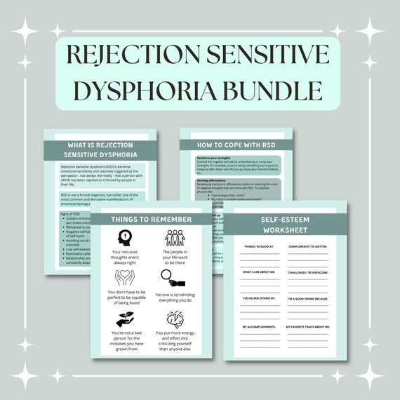 Rejection Sensitive Dysphoria Digital Worksheet Psychoed - Etsy UK