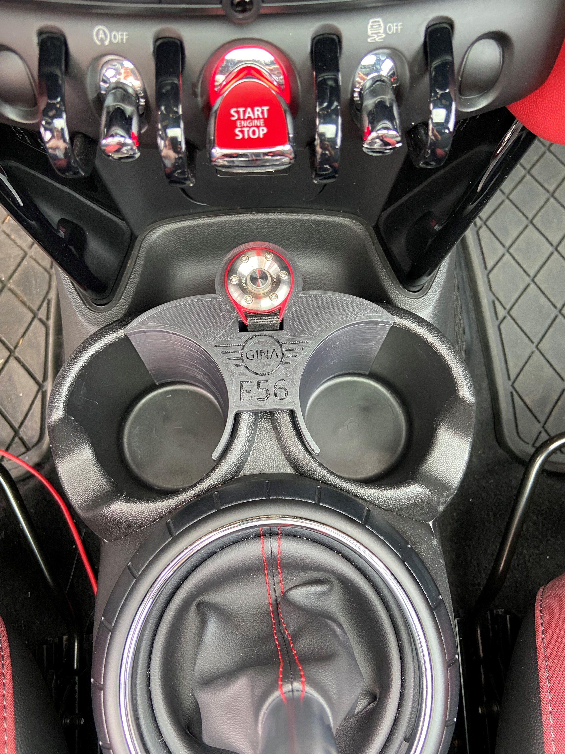 Mini Cooper JCW Exhaust Button Holder - Etsy