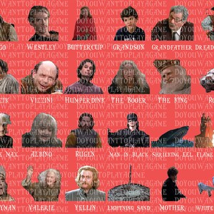 Guess Who? the Princess Bride PRINTABLE - Etsy