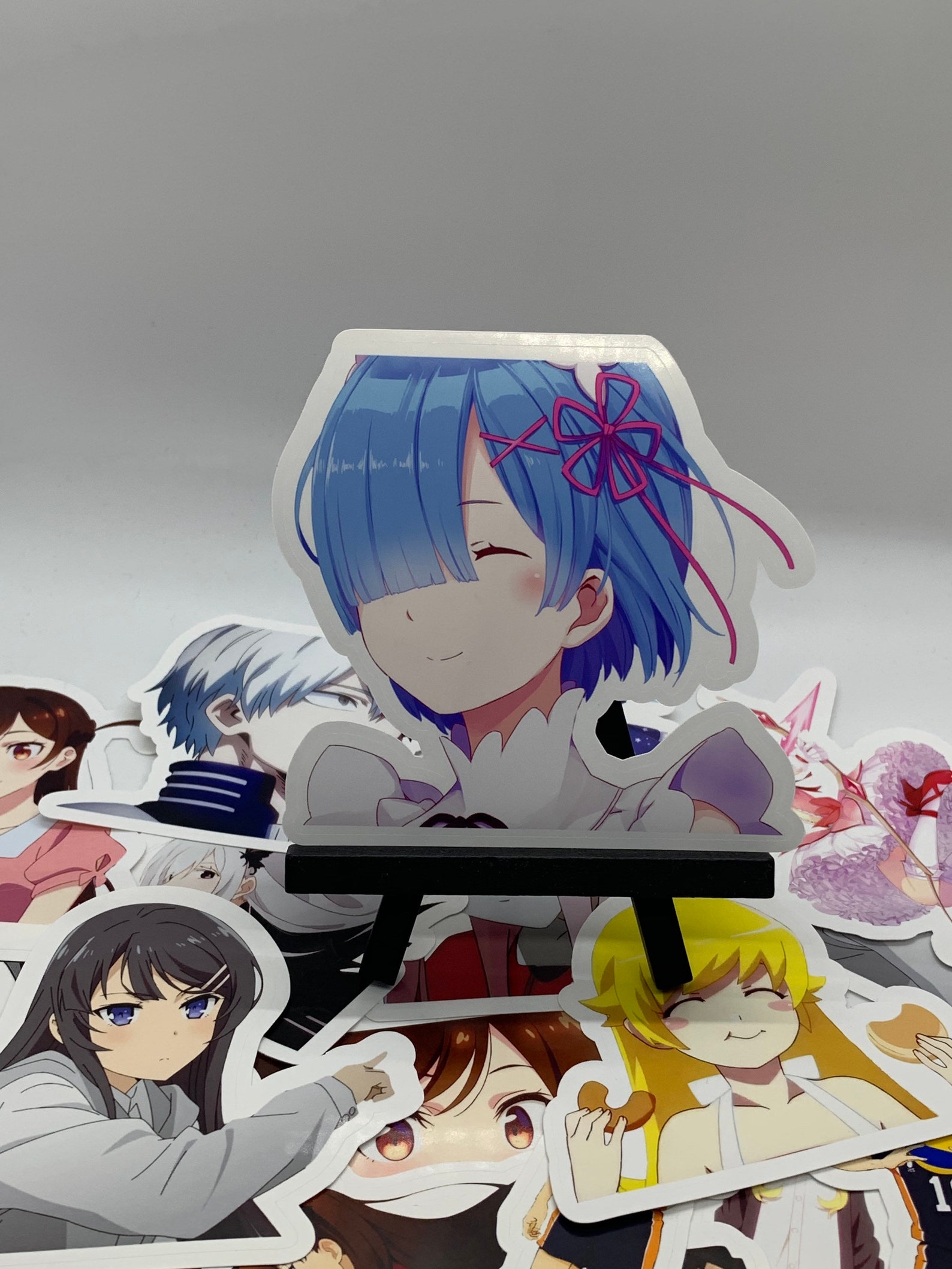 Happy Rem Vinyl Sticker Re:Zero Glossy Anime Vinyl | Etsy