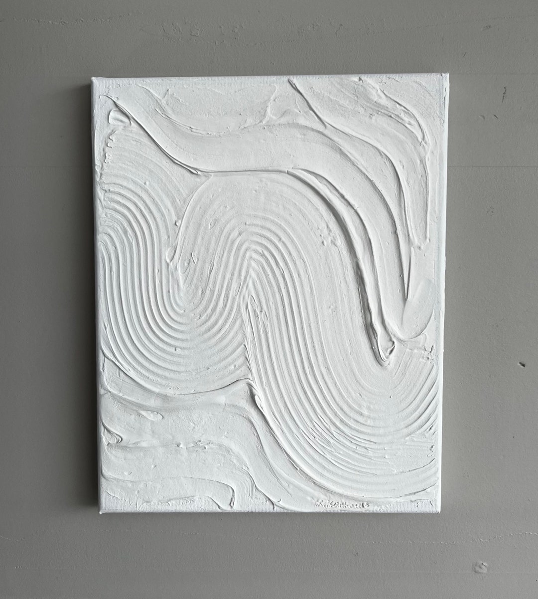 Abstract Textured Artwork Titled: Flow 2 - Etsy