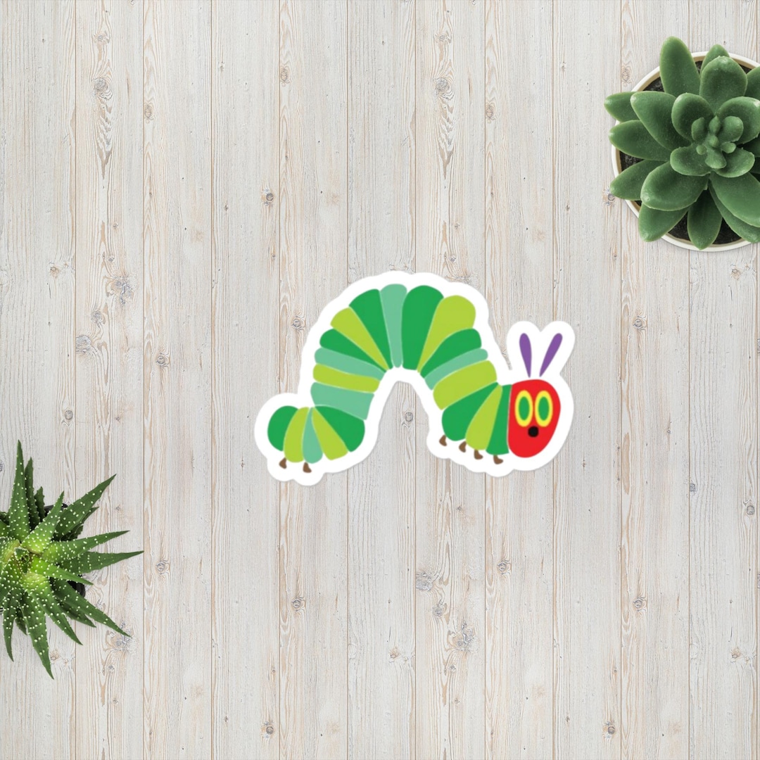 Hungry Caterpillar Sticker - Etsy