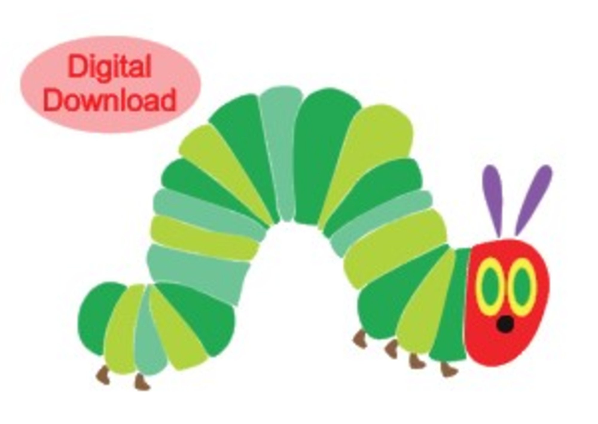 Eric Carle Hungry Caterpillar Clipart Free