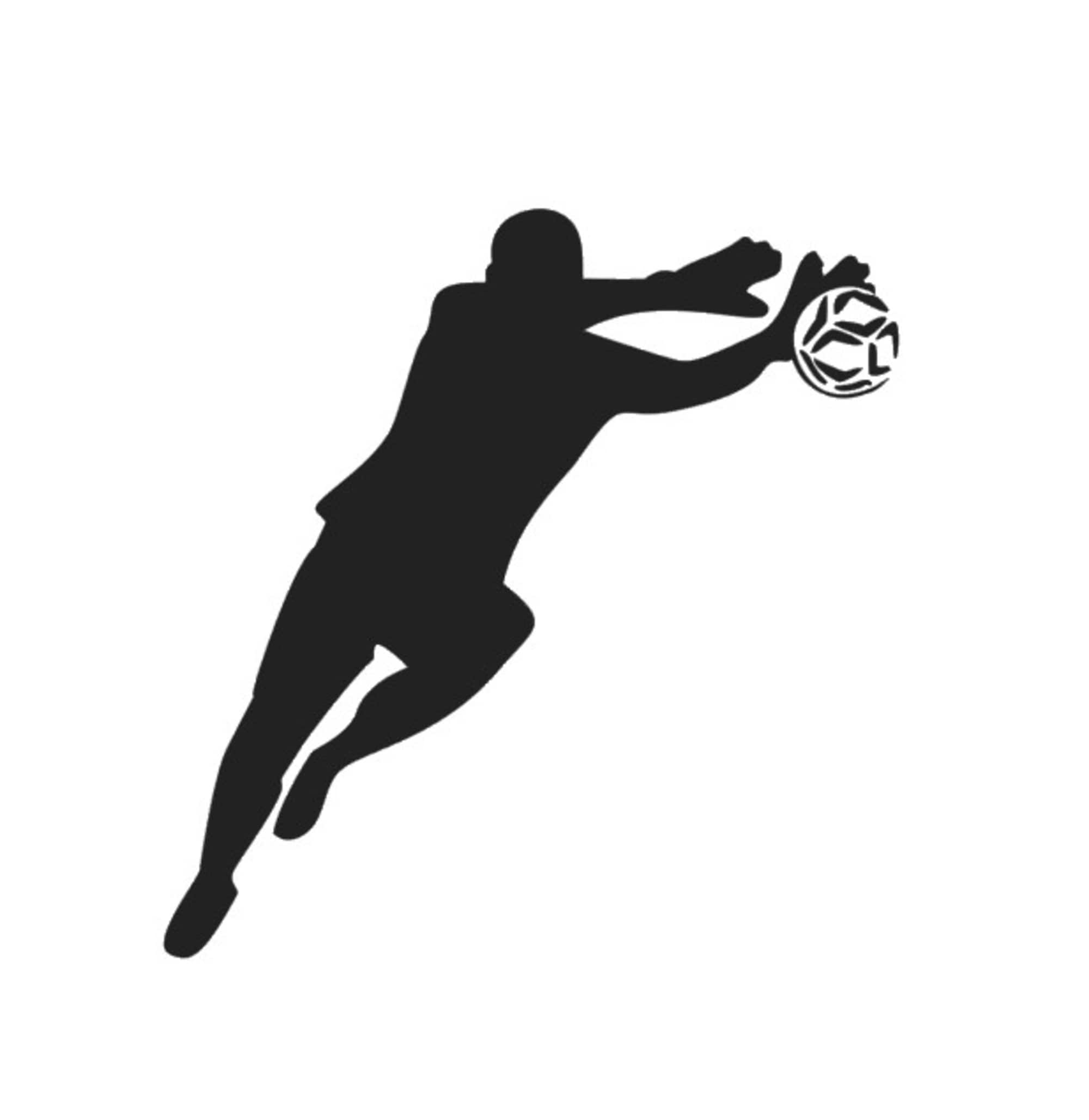 Soccer Goalie Keeper SVG Digital Soccer Diving | Etsy