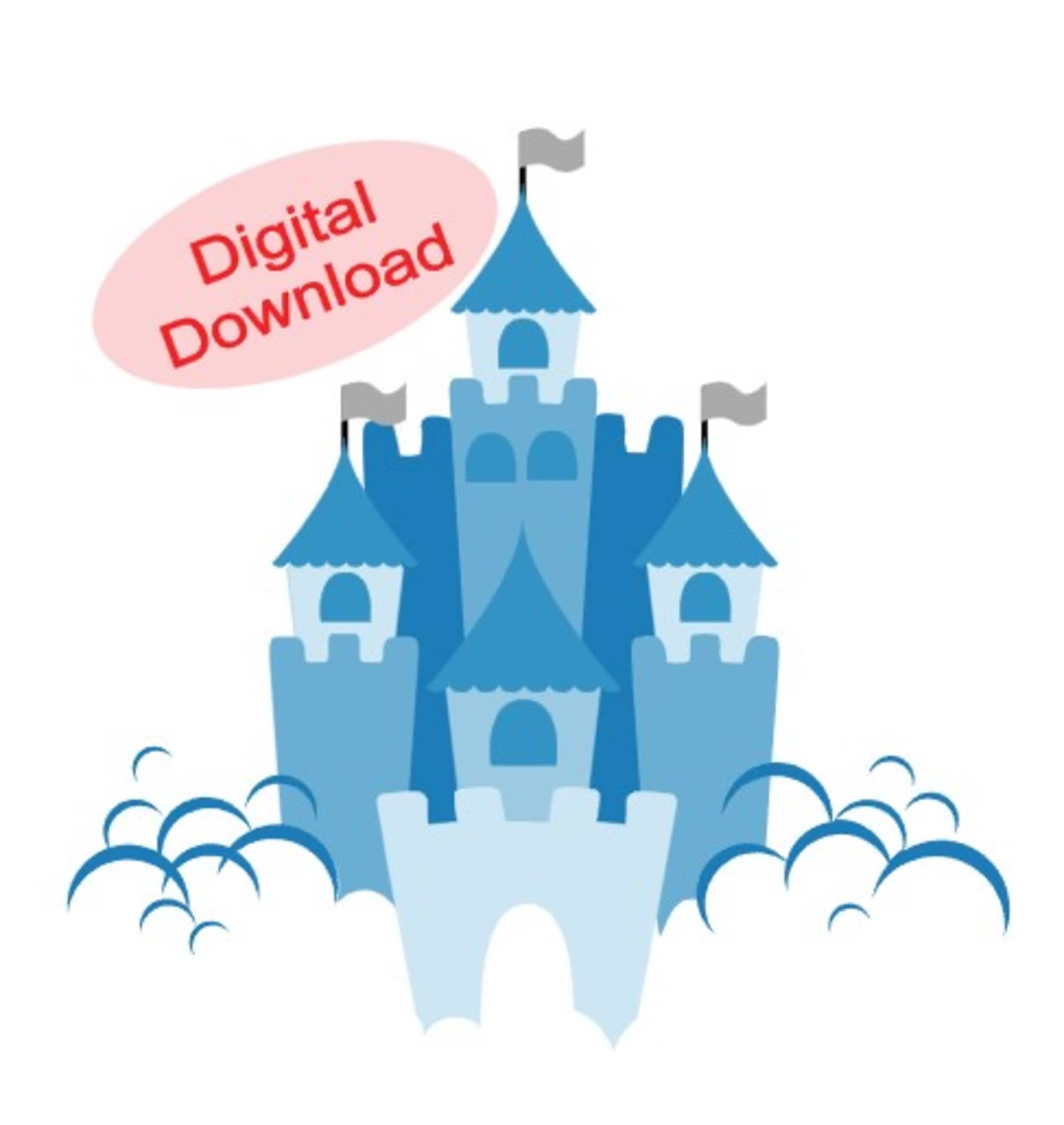 Frozen Castle SVG Elsas Castle Princess Castle Digital - Etsy