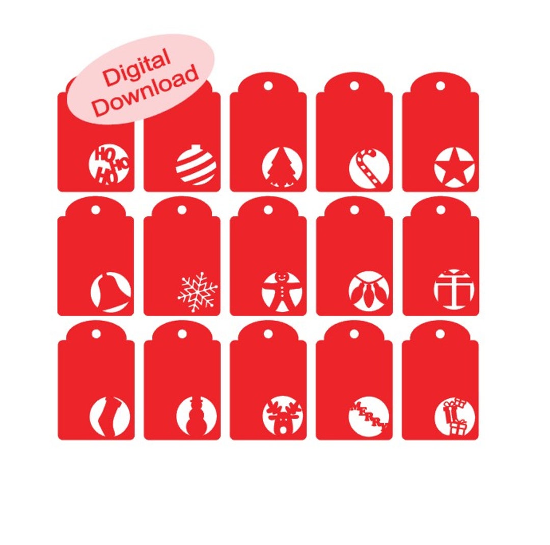 Gift Tags SVG | Tag Template | Christmas Present Tags | to From Labels ...