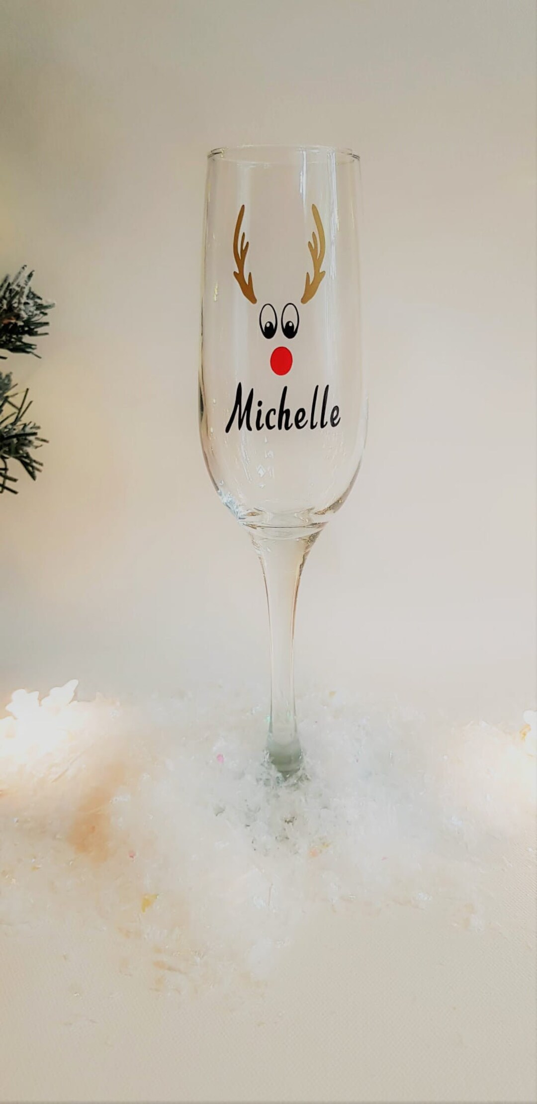 Personalised Christmas Prosecco Glass - Etsy