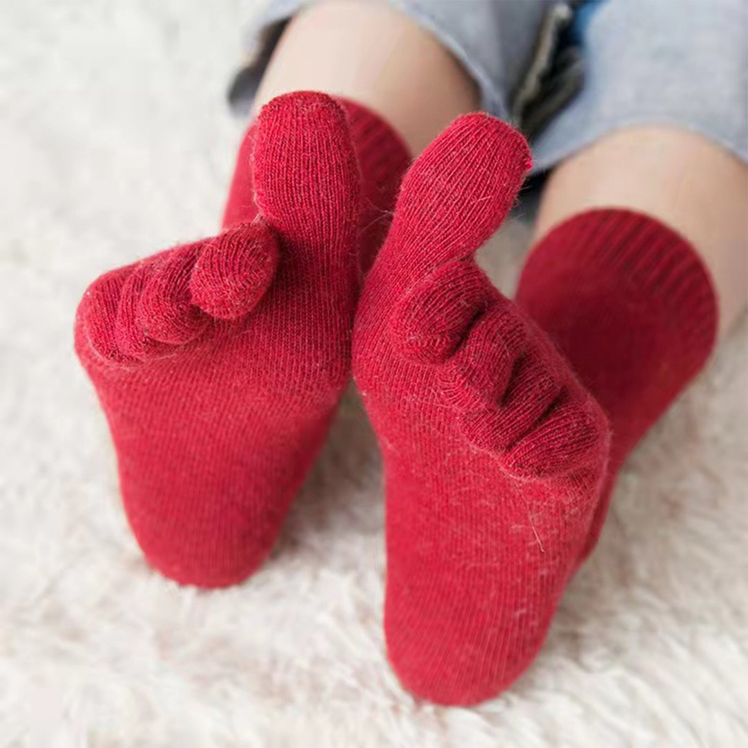 Women's Wool Toe Socks,womens Wool Sosks, Extra Thick Warm Outdoor ...