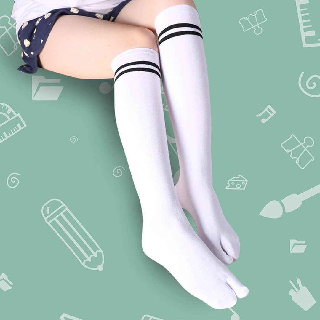 Knee High Tabi Socks japanese Style Unisex Split-toe Tabi - Etsy