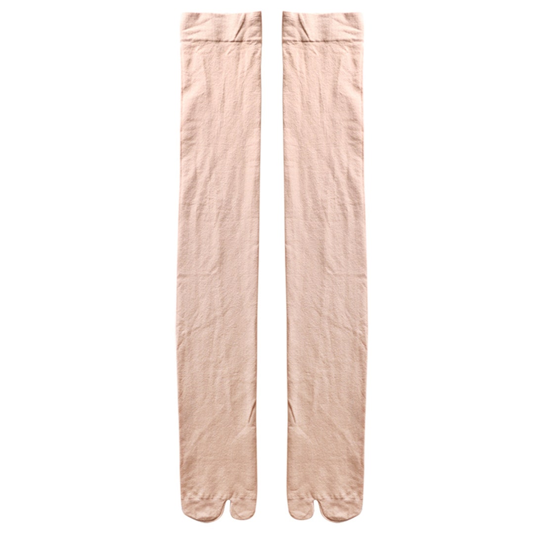 Thigh High Stocking Sheer Tabi Socks, Over Knee Tabi Stocking, Women's ...