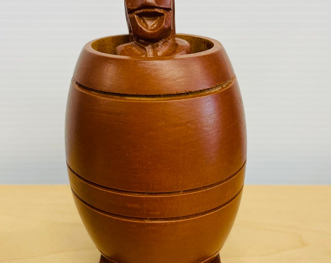 Philippines Filipino Funny Barrel Man Wooden Handicraft Decorative ...
